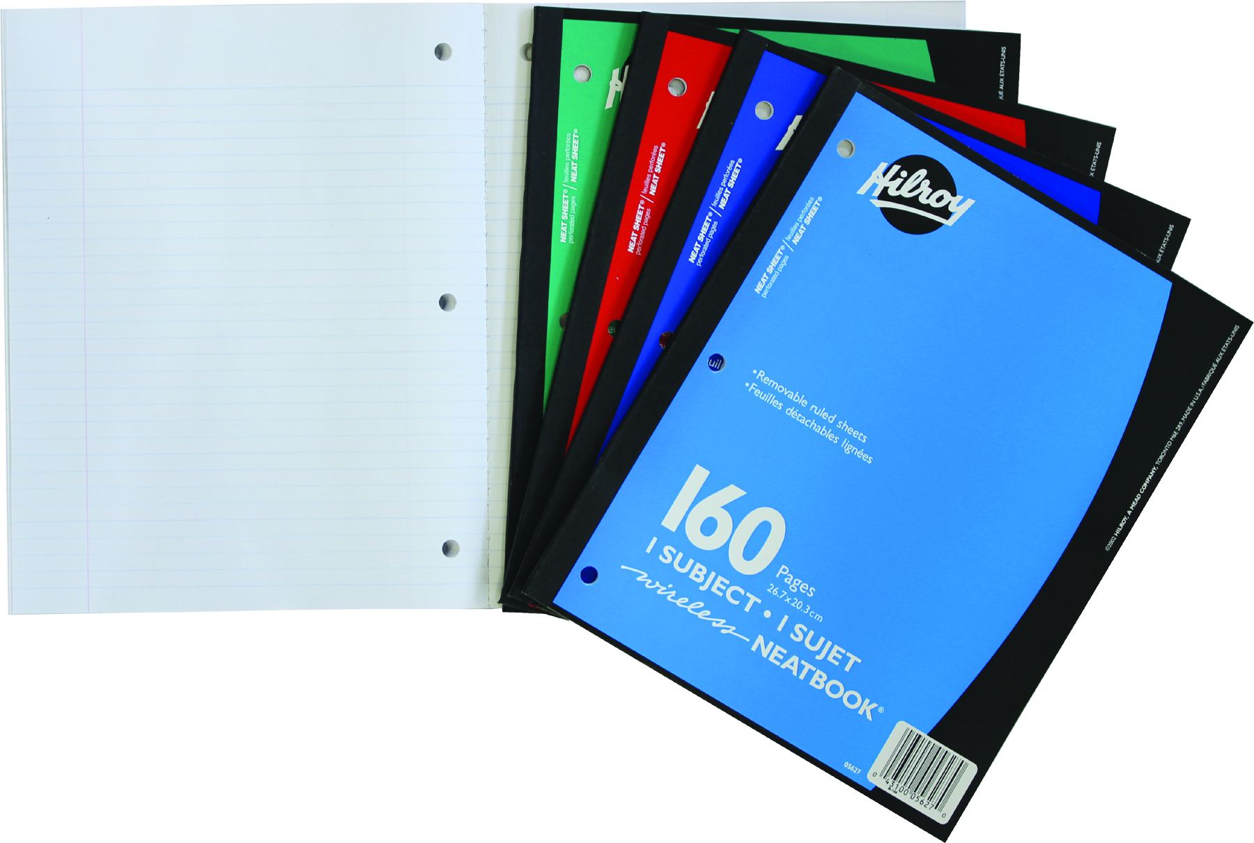 Hilroy 1 Subject Neatbook, 160 Pages, Ruled - ACCO Canada