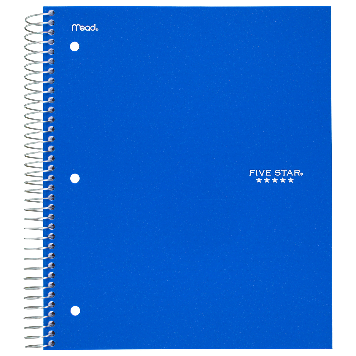 Five Star Wirebound, 5-Subject Notebook, 11" X 8-1/2", 200 Sheets ...