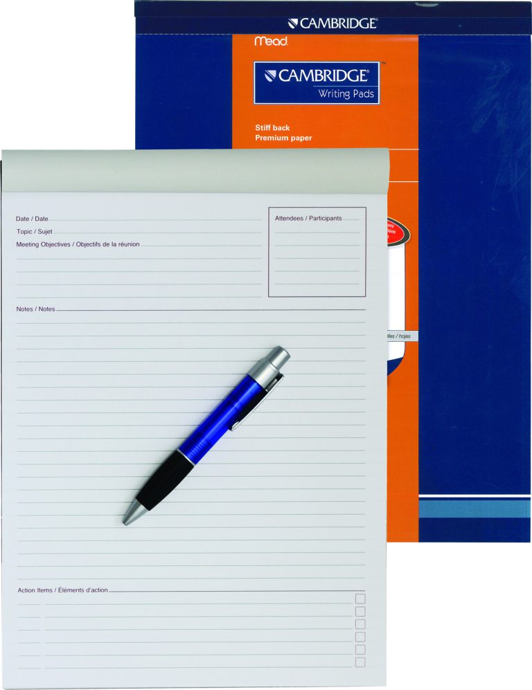 Cambridge® Perforated Meeting Notes Writing Pad - ACCO Canada