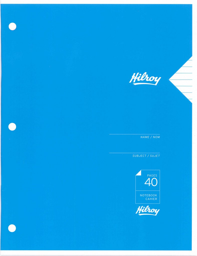 Hilroy Project Book, 40 Pages, Ruled - ACCO Canada
