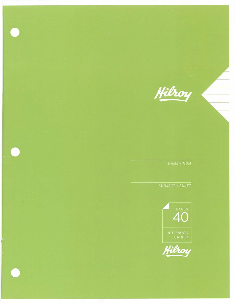 Hilroy Project Book, 40 Pages, Ruled - ACCO Canada