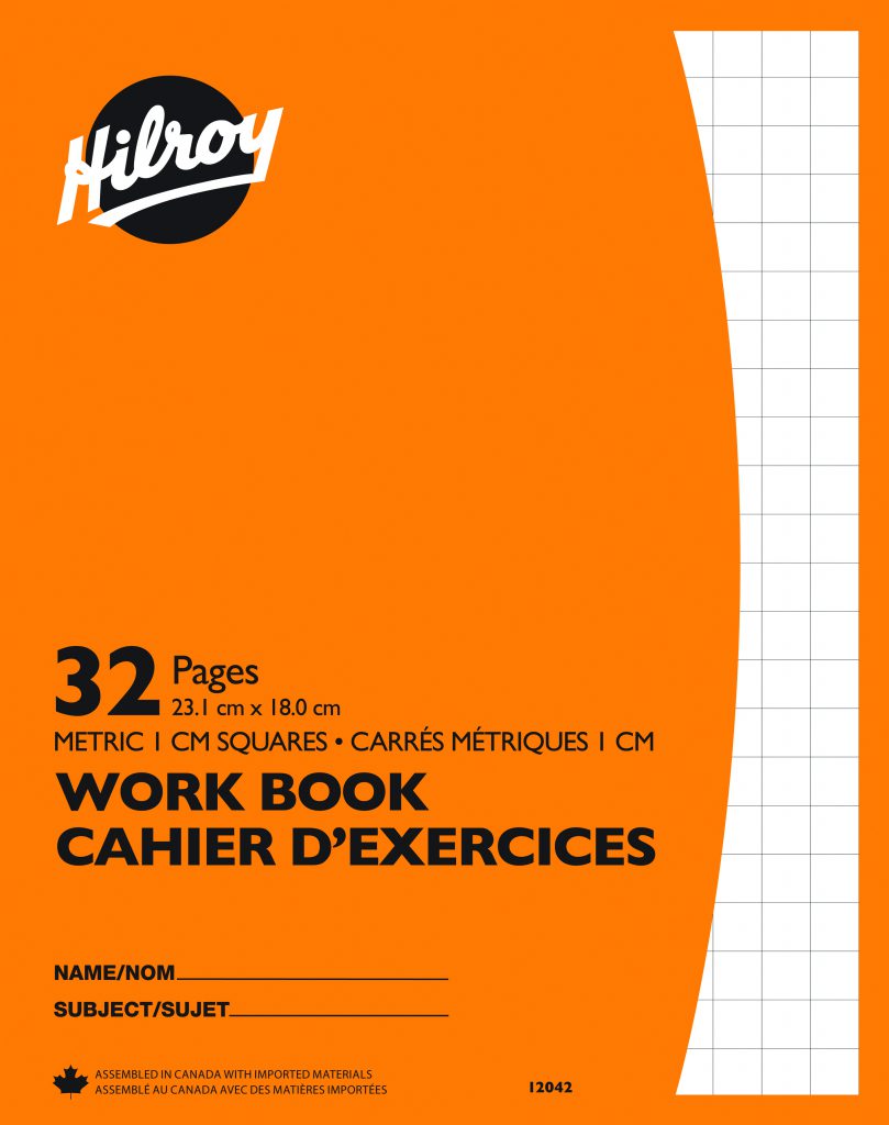 Hilroy Stitched Exercise Book, Graph Ruling - ACCO Canada