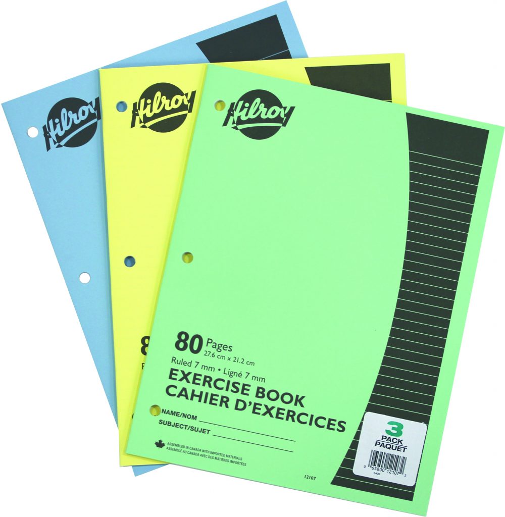 Hilroy Stitched Exercise Book, 3 Hole Punched, 3 Pack, 80 Pages ...