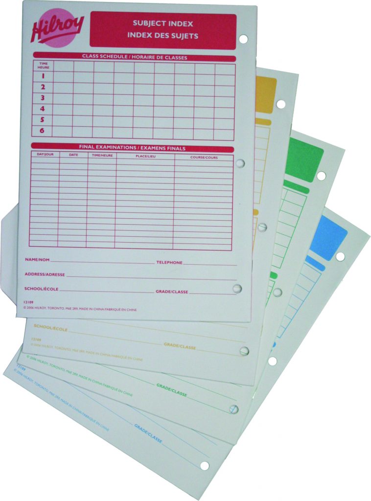 Hilroy Reditab Stitch Notebooks, 10-7/8 X 8-3/8 Inches, Pack Of 4, 40 ...