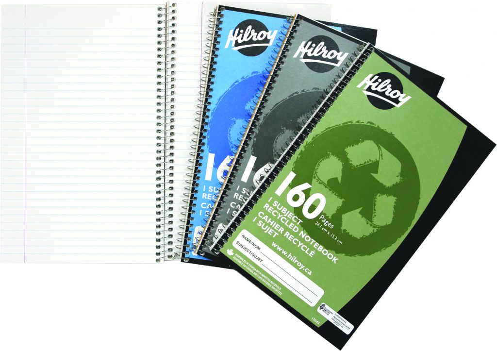 Hilroy Recycled Spiral Notebook, College Ruled, 6 X 9-1/2 Inches, 80 ...