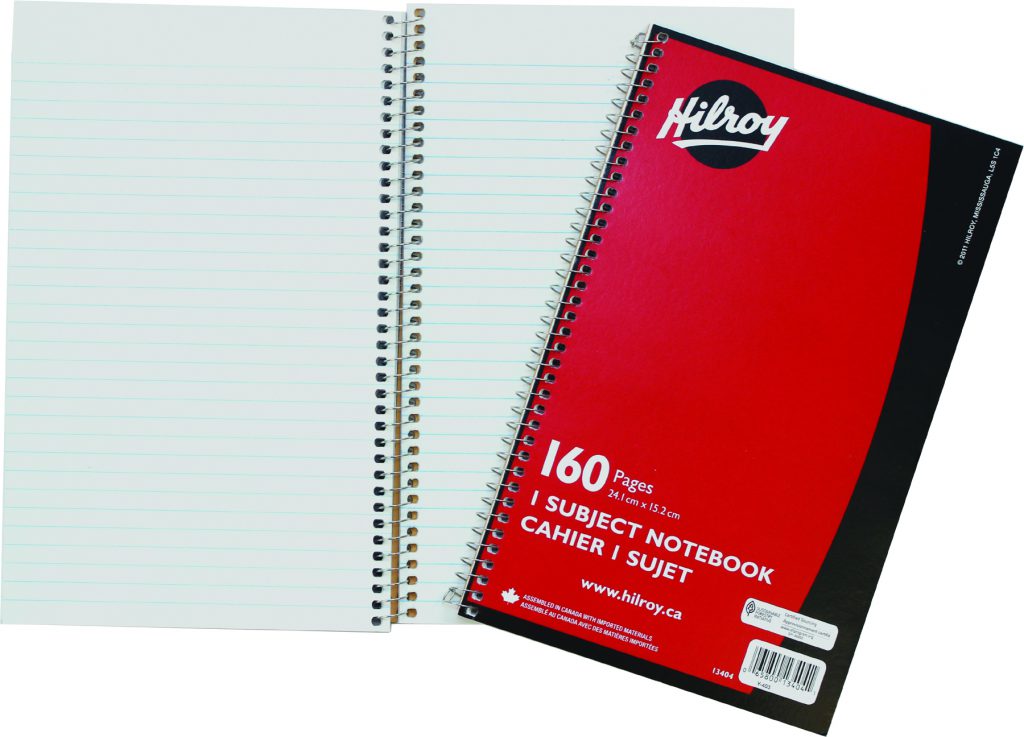Hilroy 160pg Coil Notebook, 1 Subject - ACCO Canada