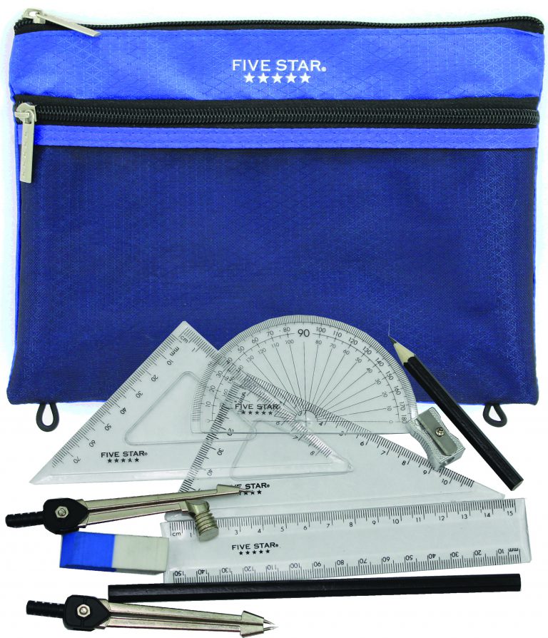 Five Star 10-Piece Math Set In Flat Pouch - ACCO Canada