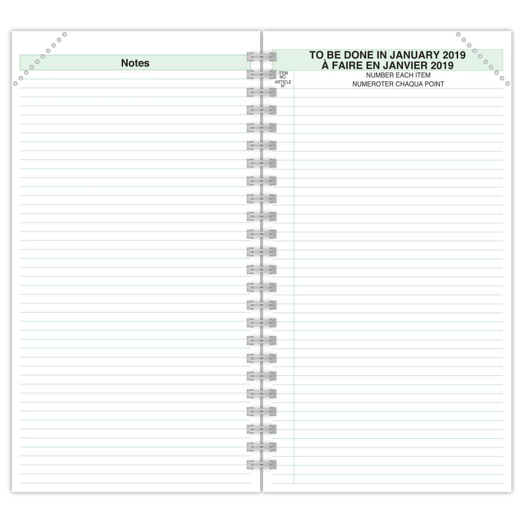Day-Timer® 2-Page-Per-Day Planner Wire-Bound Booklets Dated Refill ...