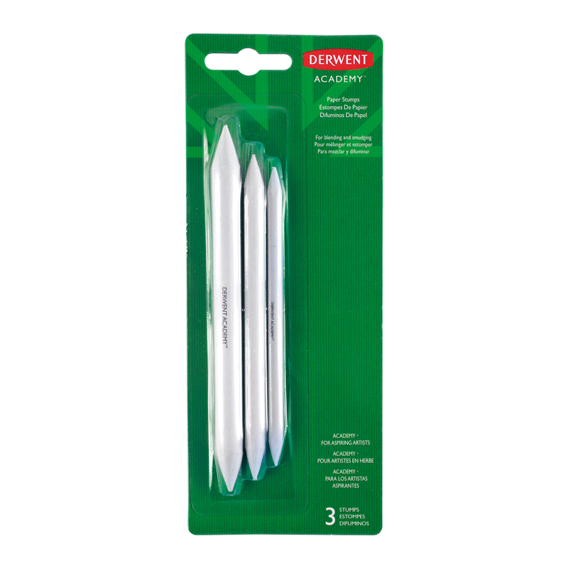 Derwent Academy Paper Stumps, 3 assorted sizes - ACCO Canada