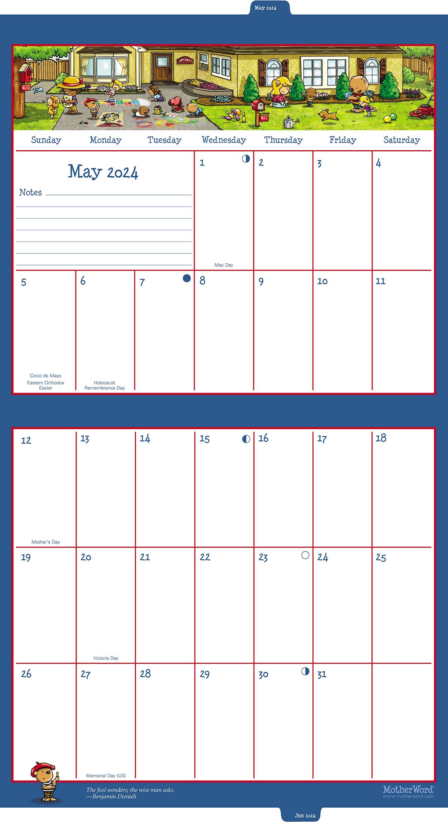 Motherword® Ultimate Family Calendar – Small - ACCO Canada