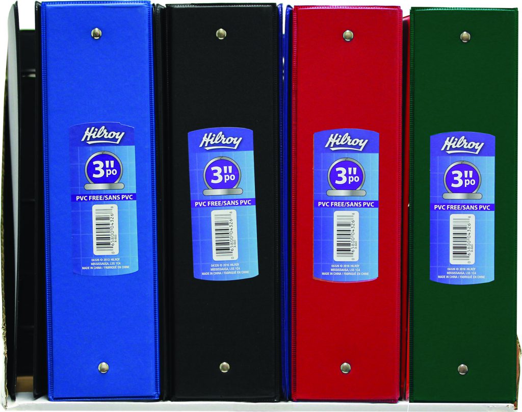 Hilroy 3 Inch School Binder, 11 X 8.5 Inches, Assorted Colours - ACCO ...