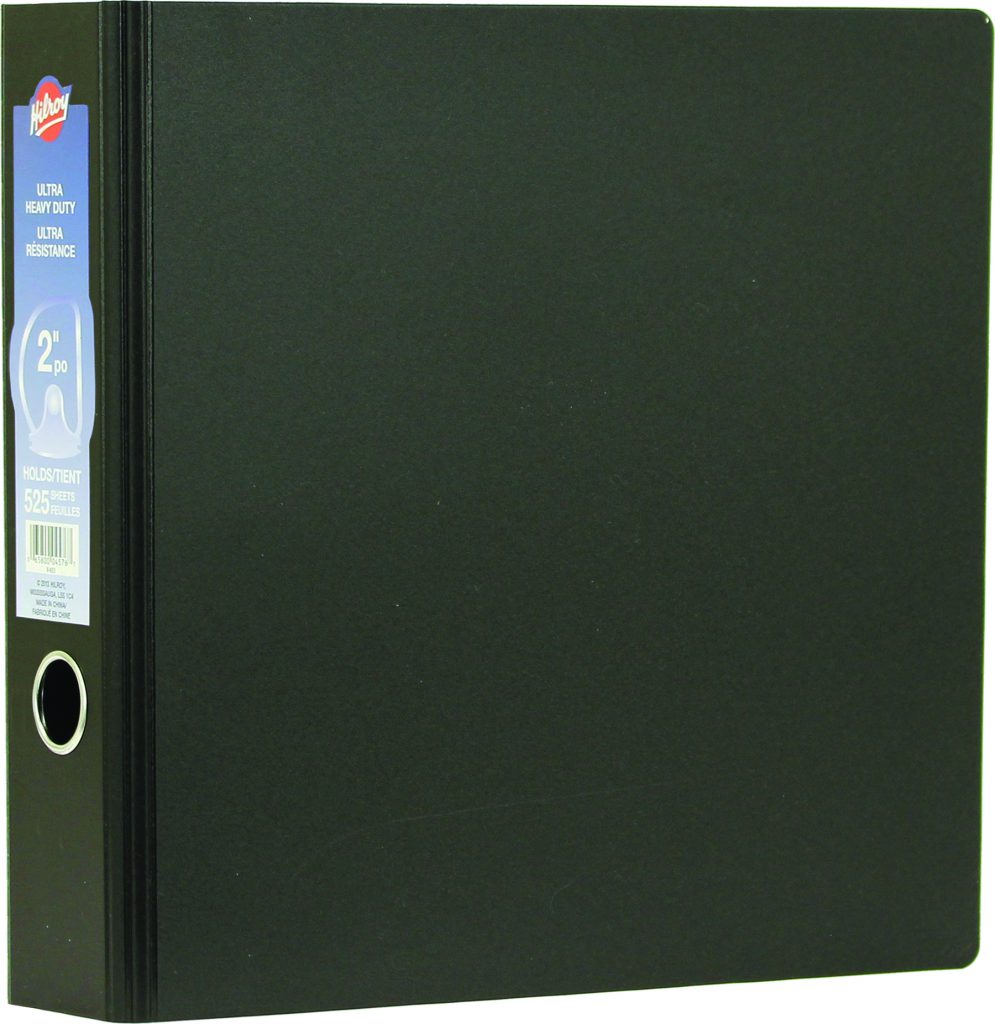 Hilroy Ultra Heavy-duty 2-inch, 3-ring Binder, 2 X 11-3/4 X 11-3/4 ...