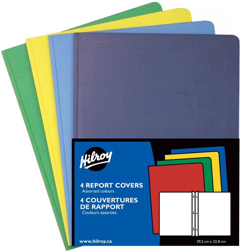 Hilroy Leatherine Report Covers, 11-1/2 X 9-1/8-Inch, 4 Per Pack, 50 ...