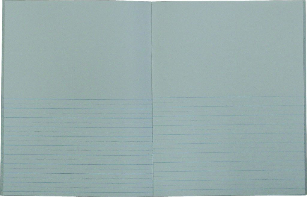 Hilroy Recycled Stitchbook, 72 pages, 1/2 Plain, 1/2 Interlined Ruling ...