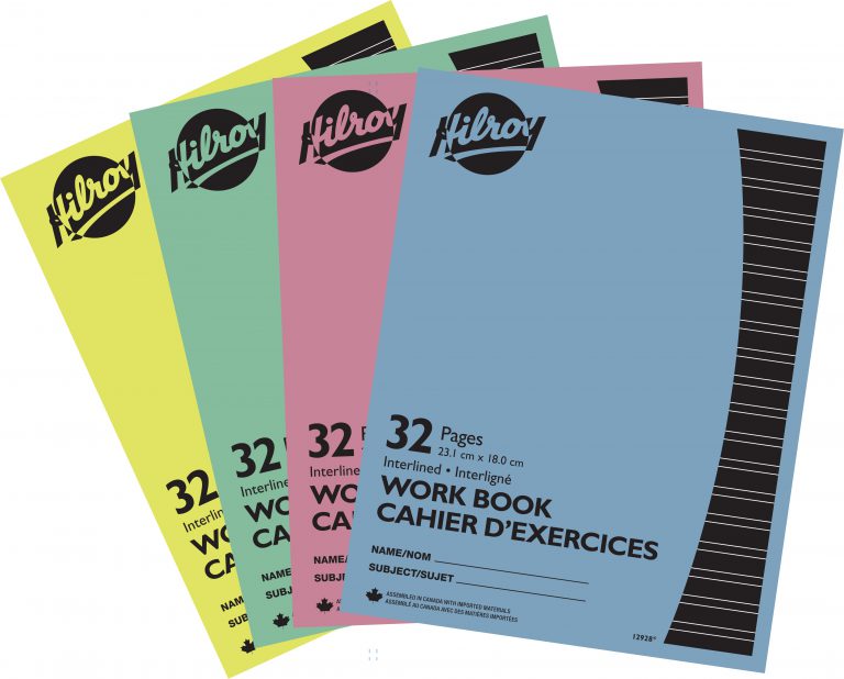 Hilroy Work Book, 32 Pages, Interlined Ruling, Assorted Colours - ACCO ...