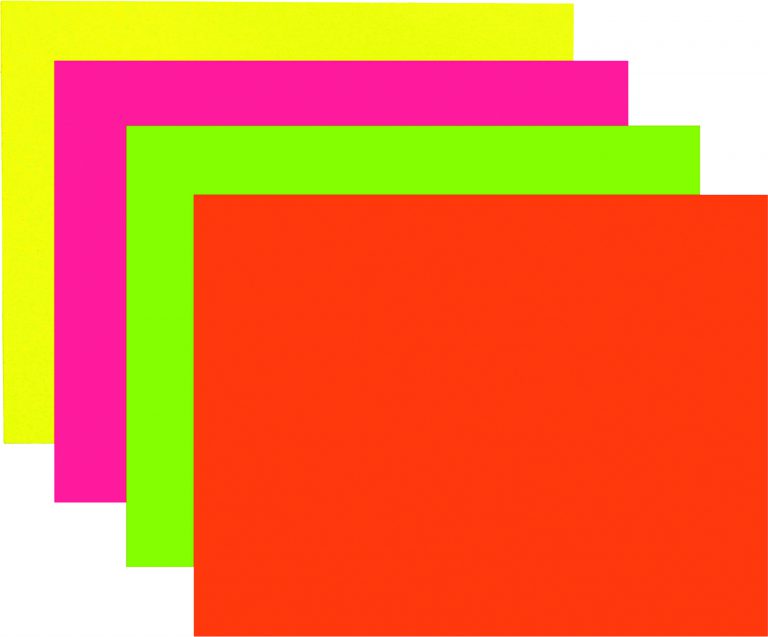 Hilroy Fluorescent Poster Board, 22 X 28-Inch, 50 Sheets, Assorted ...