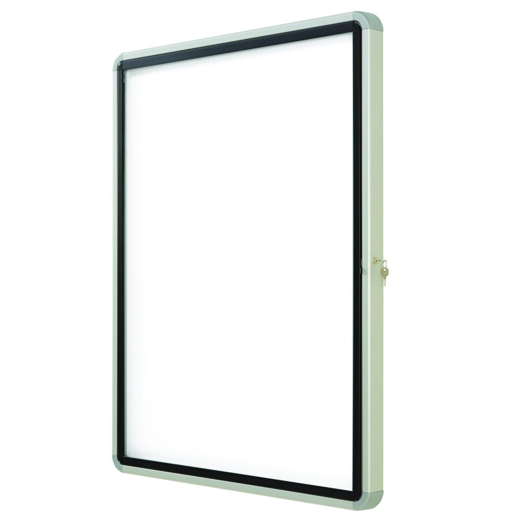 Quartet® Euro™ Enclosed Magnetic Whiteboard for Indoor/Outdoor Use, 1 ...