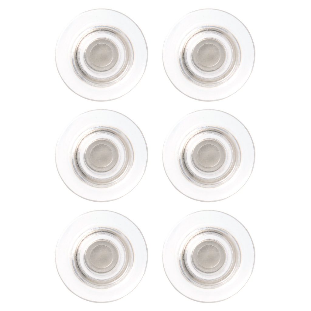 Quartet® Glass Board Magnets, Large Rare Earth, 6-Pack Clear - ACCO Canada