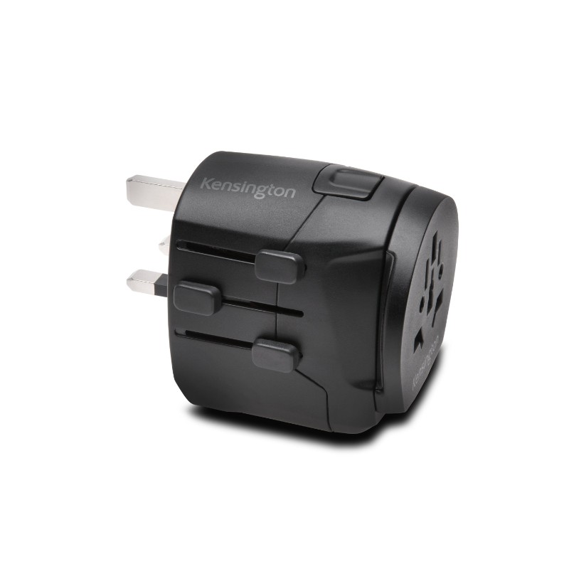 International Travel Adapter – Grounded (3-Prong) with Dual USB Ports ...