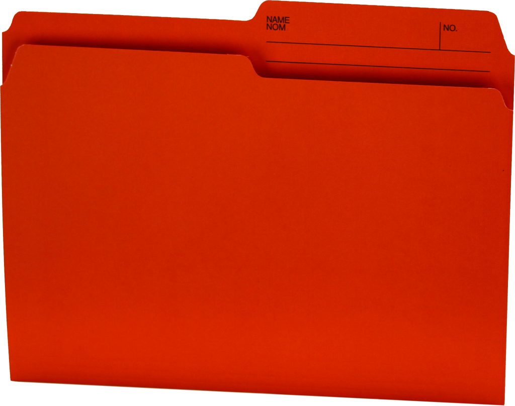 Hilroy Letter Size File Folders, 9x11-3/4-Inch, 100 per Box, Orange ...
