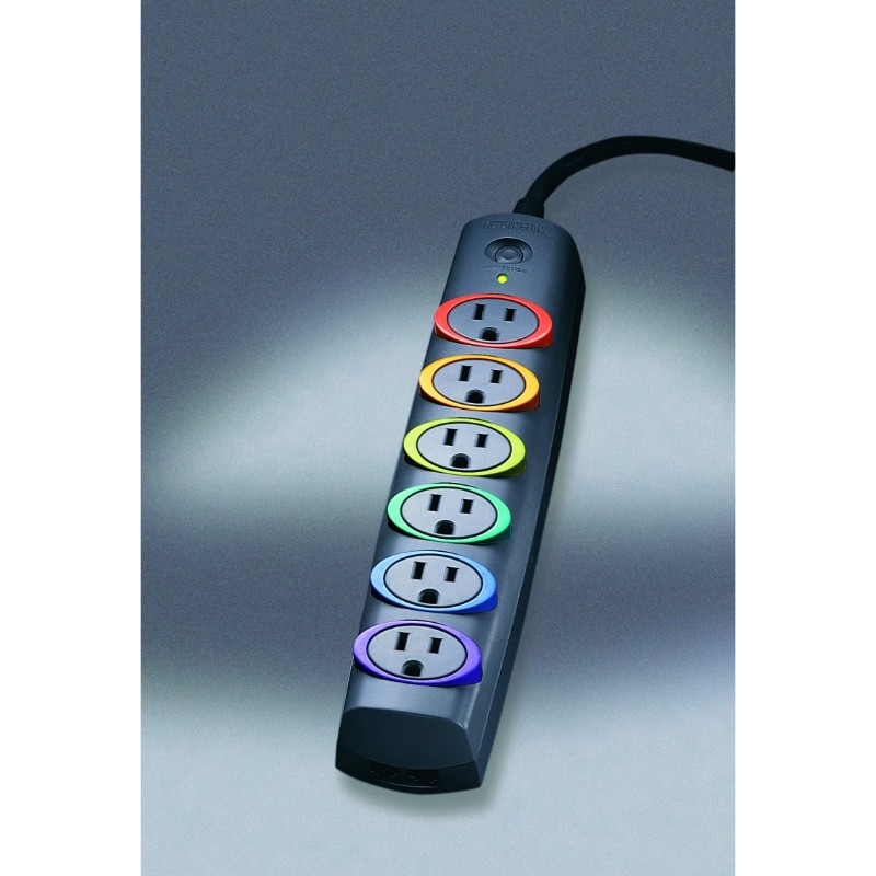 SmartSockets® Premium Strip Model 6-outlet 8 foot cord - ACCO Canada