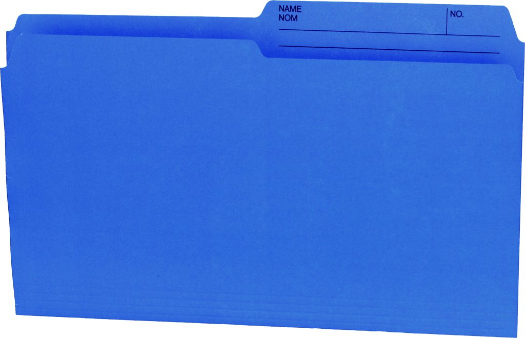 Hilroy Colored File Folders, Legal Size, 10.5 Point, Half Cut ...
