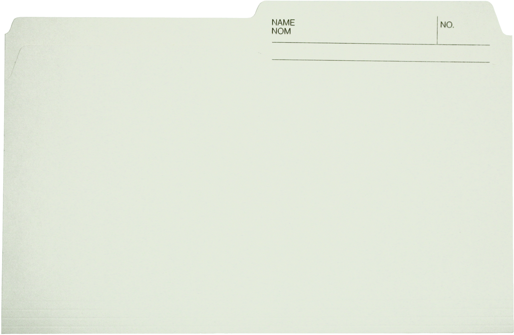 Hilroy Recycled File Folders, Legal Size, 10.5 Point, Half Cut ...