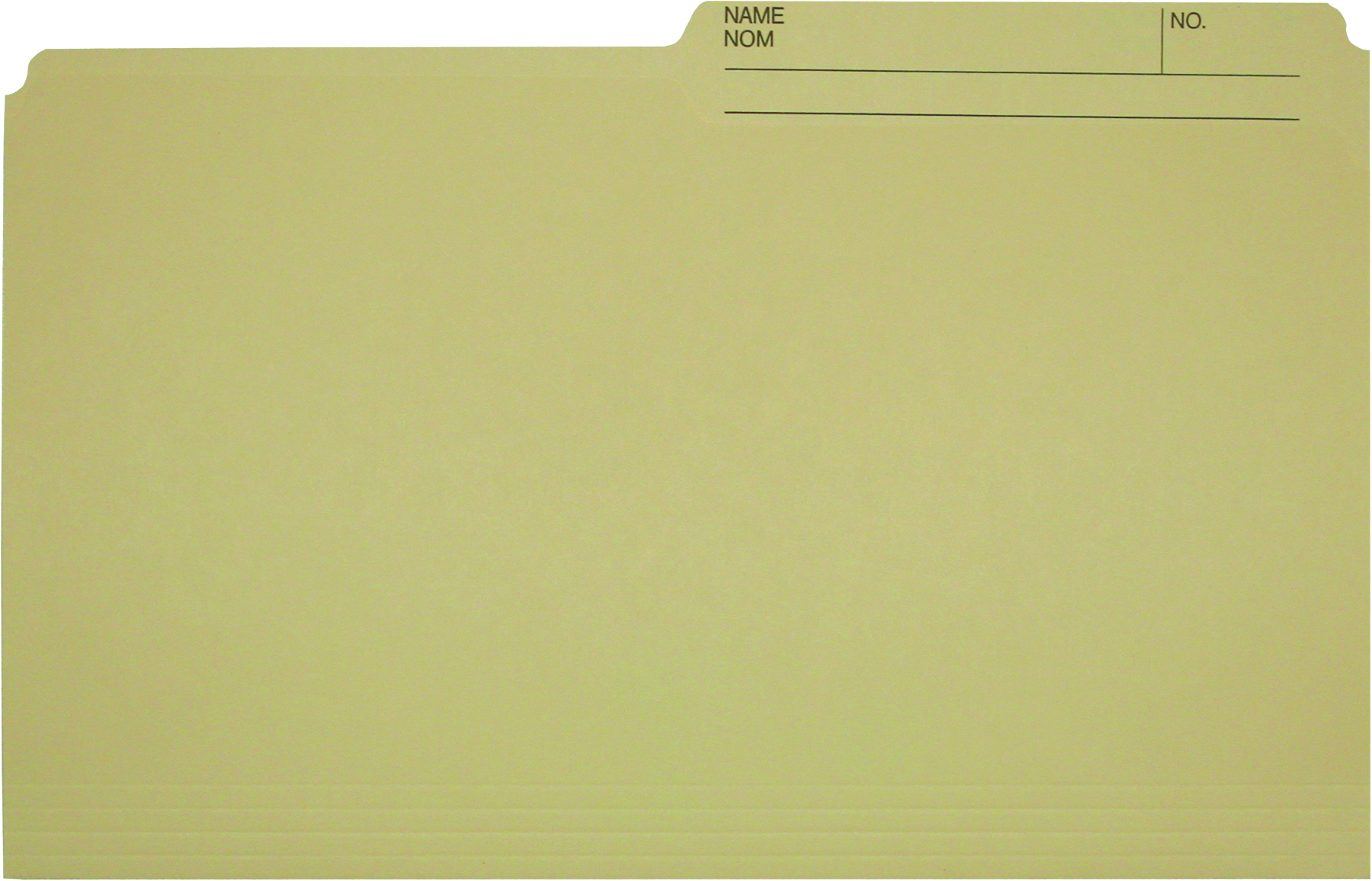 Hilroy Recycled File Folders, Legal Size, 9.5 Point, Half Cut ...