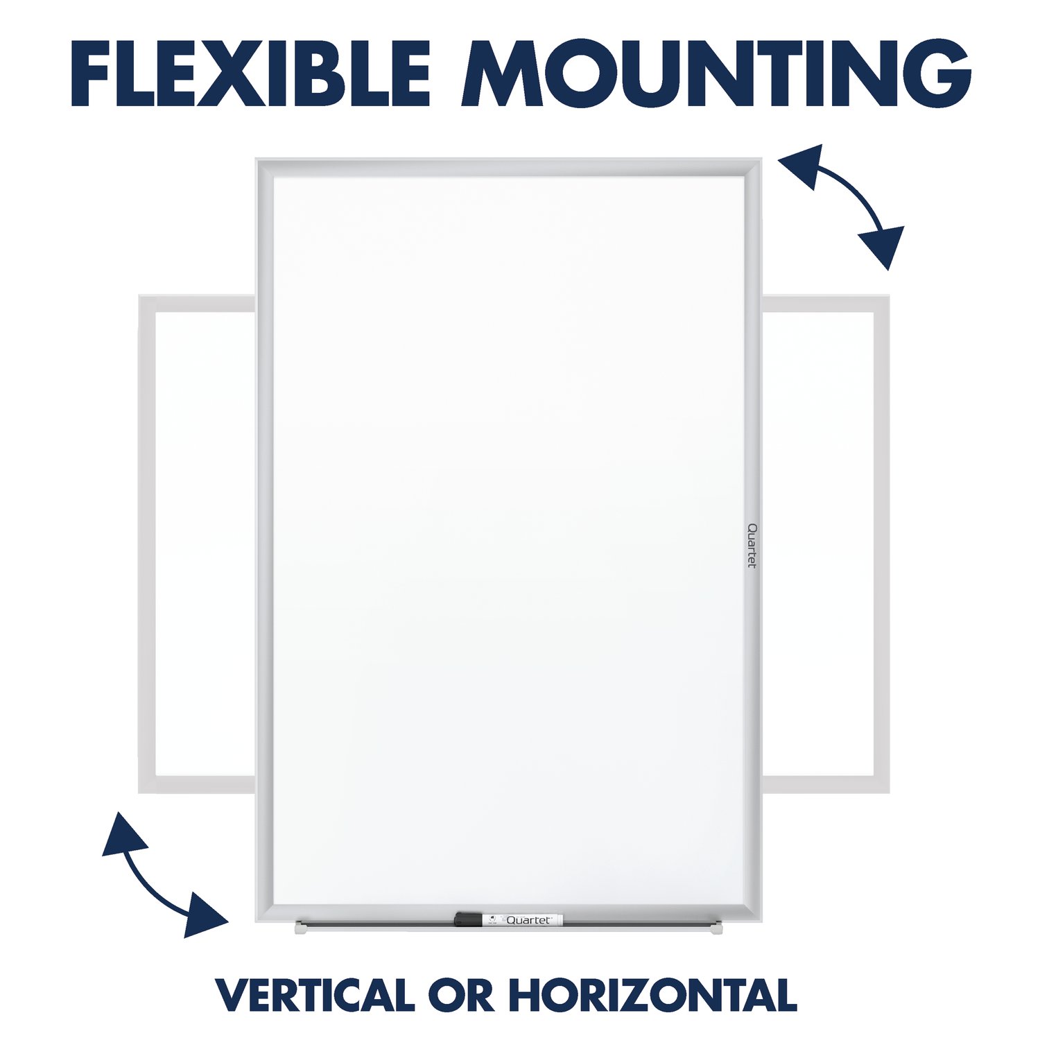 Quartet® Standard Melamine Board, Aluminum Frame, 4' x 3' - ACCO Canada