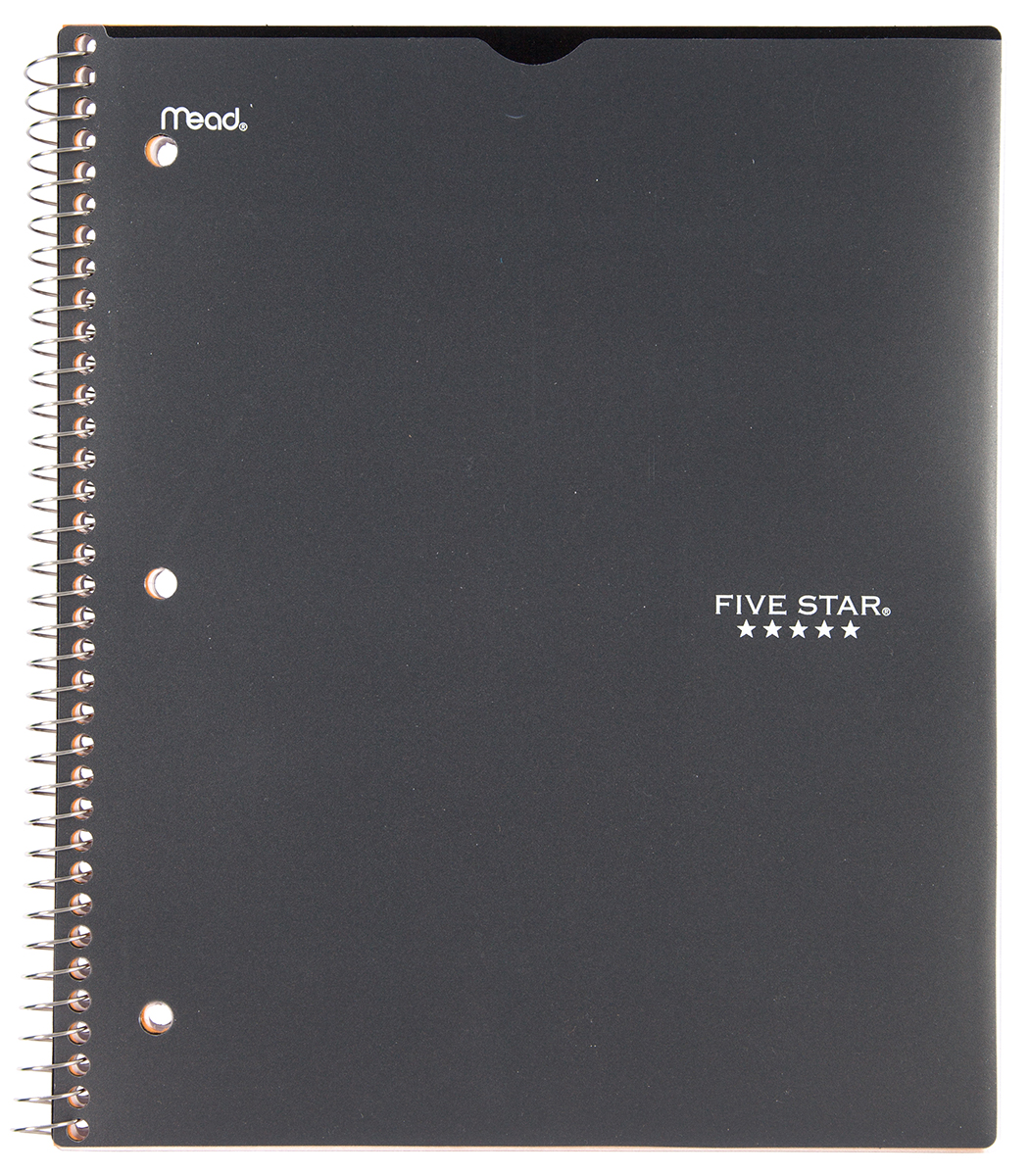 FIVE STAR CLEARVIEW NOTEBOOK, 11" X 8-1/2", 100 SHEETS - ACCO Canada