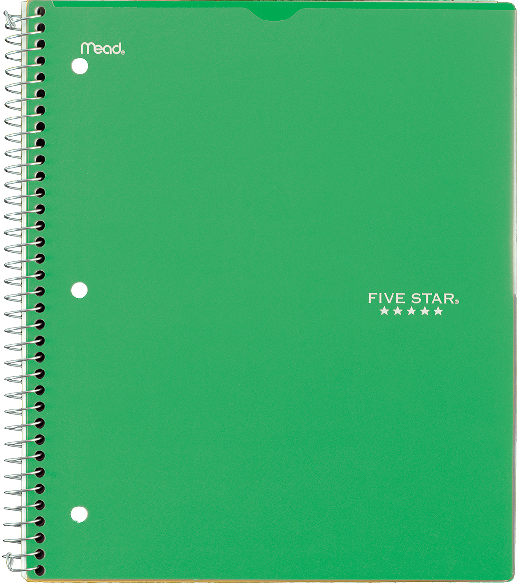 FIVE STAR CLEARVIEW NOTEBOOK, 11" X 8-1/2", 100 SHEETS - ACCO Canada