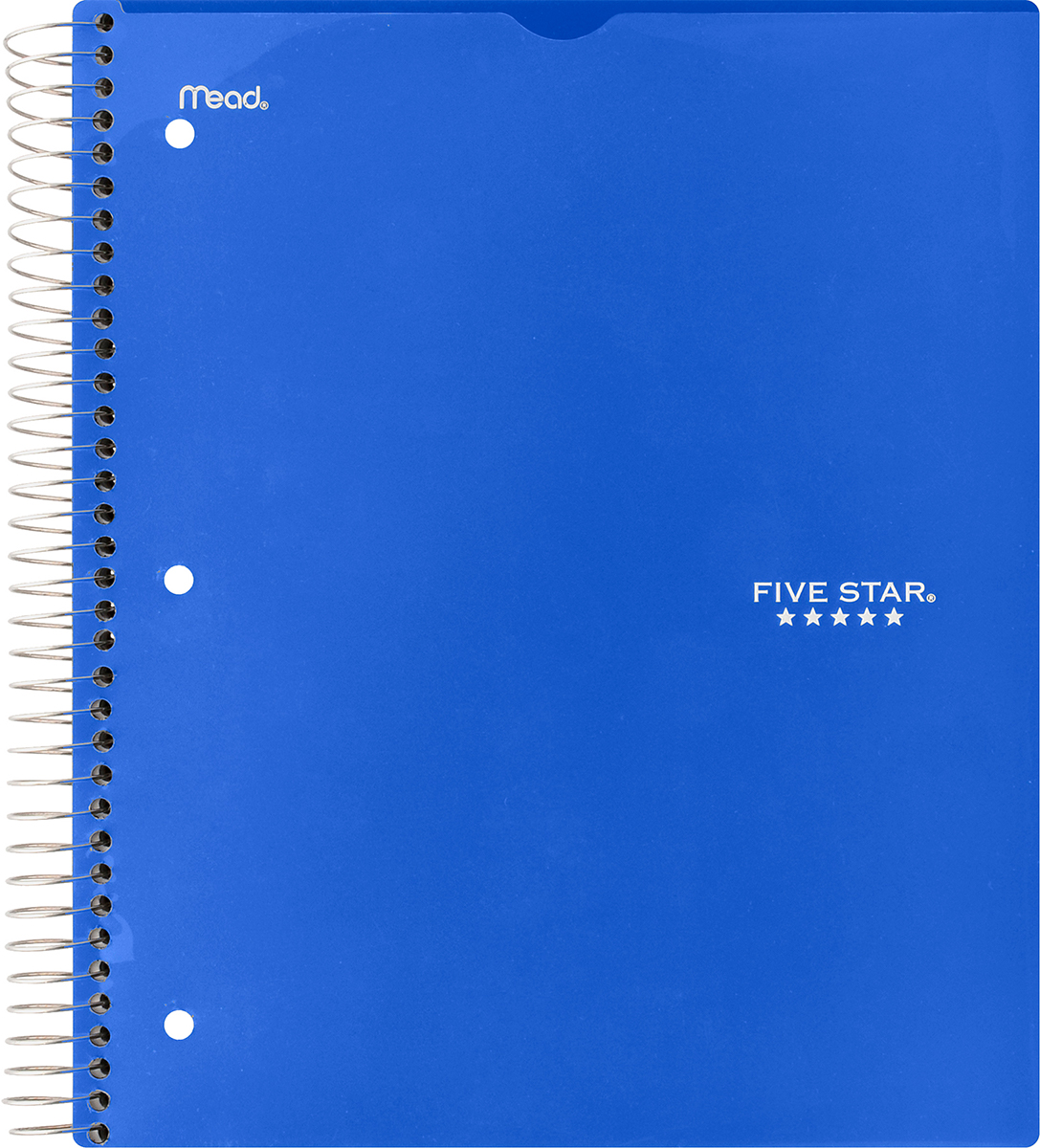 FIVE STAR CLEARVIEW NOTEBOOK, 11" X 8-1/2", 100 SHEETS - ACCO Canada