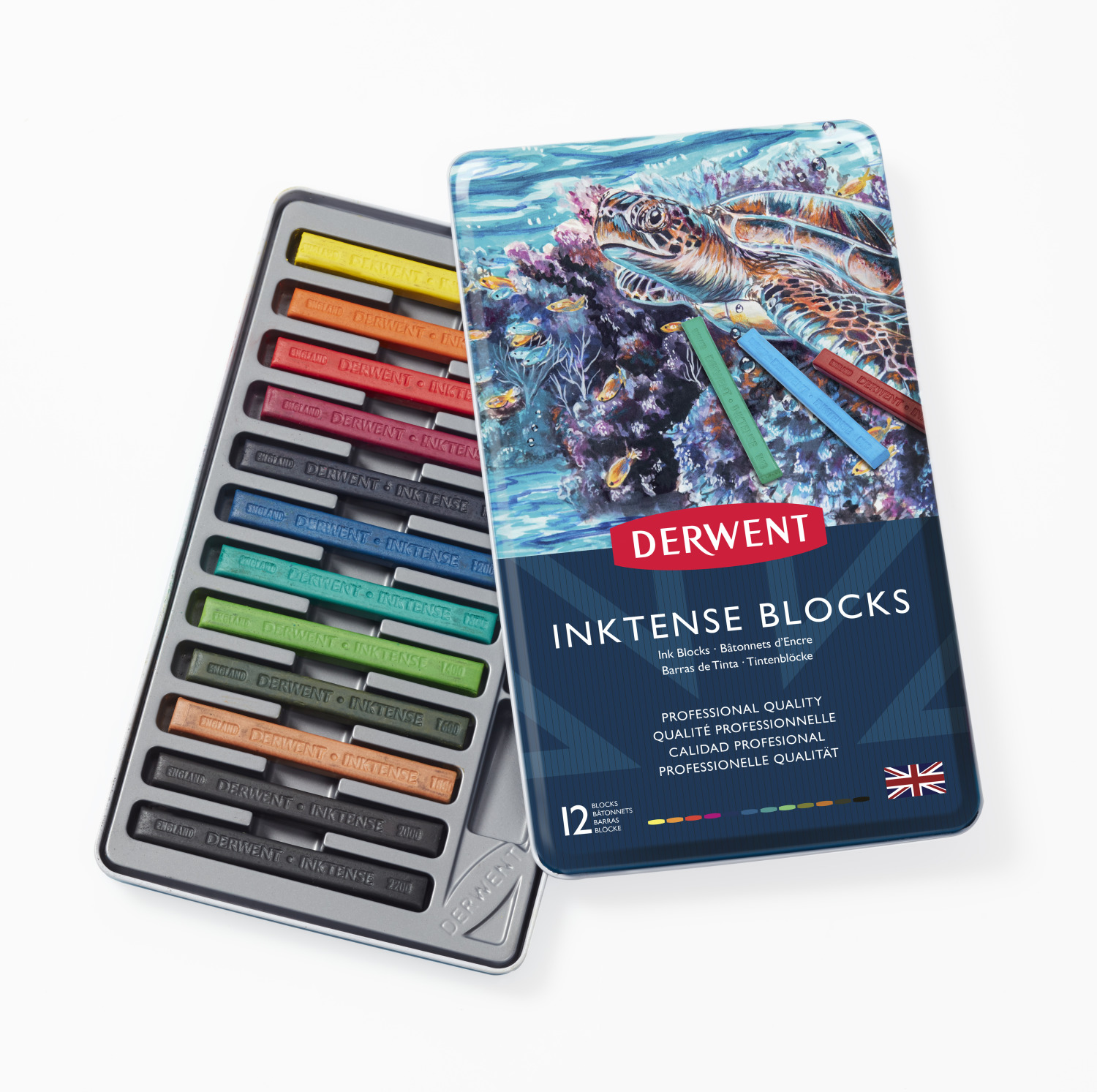 Derwent Inktense Block 12ct. Tin - ACCO Canada
