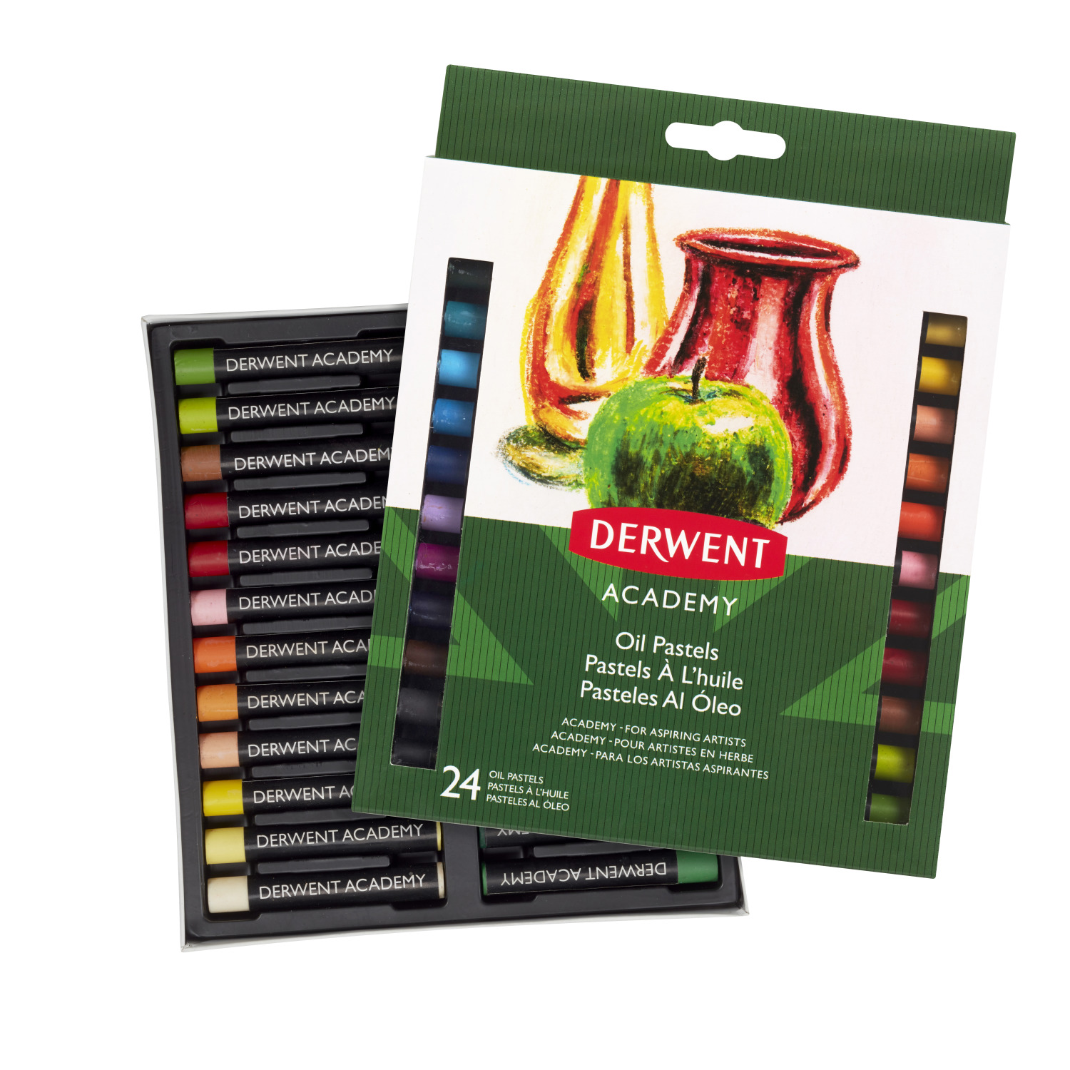 Derwent Academy Oil Pastels 24ct. - ACCO Canada