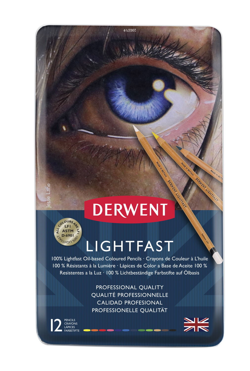 Derwent Lightfast Pencils 12ct. Tin - ACCO Canada