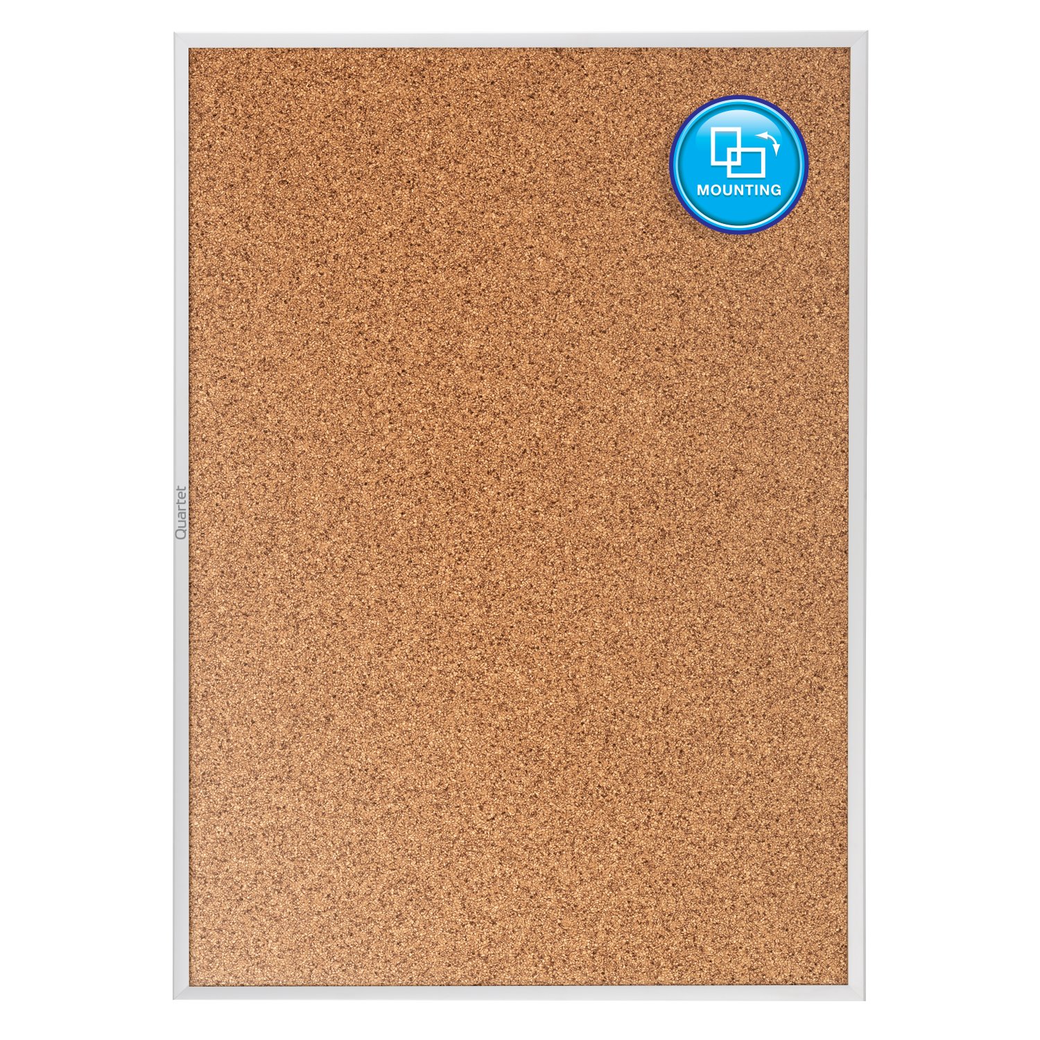 Quartet® Standard Cork Bulletin Board, Aluminum Frame, 4' x 3' - ACCO ...