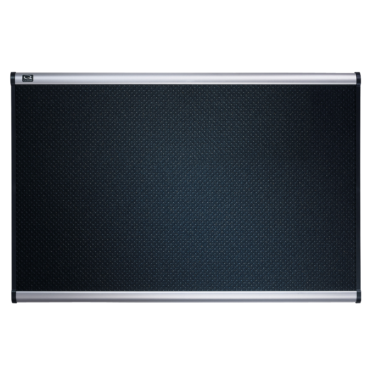 Prestige® Black Embossed Foam Bulletin Board, Aluminum Frame, 4' x 3 ...
