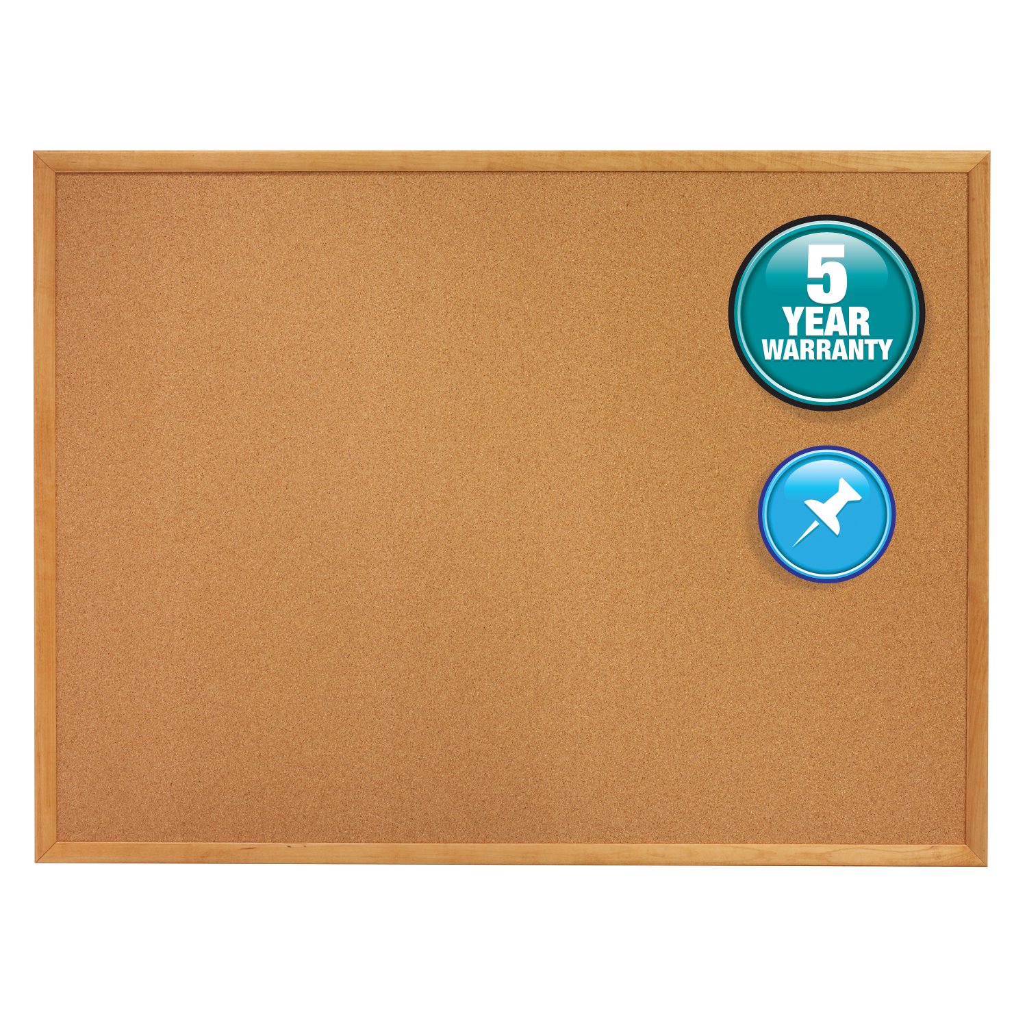 Quartet® Standard Cork Bulletin Board, Oak Finish Frame, 8' x 4' - ACCO ...