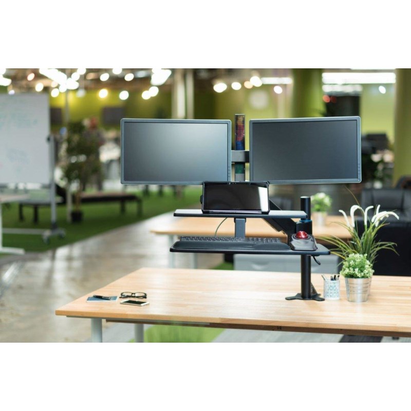 Smartfit® Sit/Stand Dual Monitor Workstation - ACCO Canada