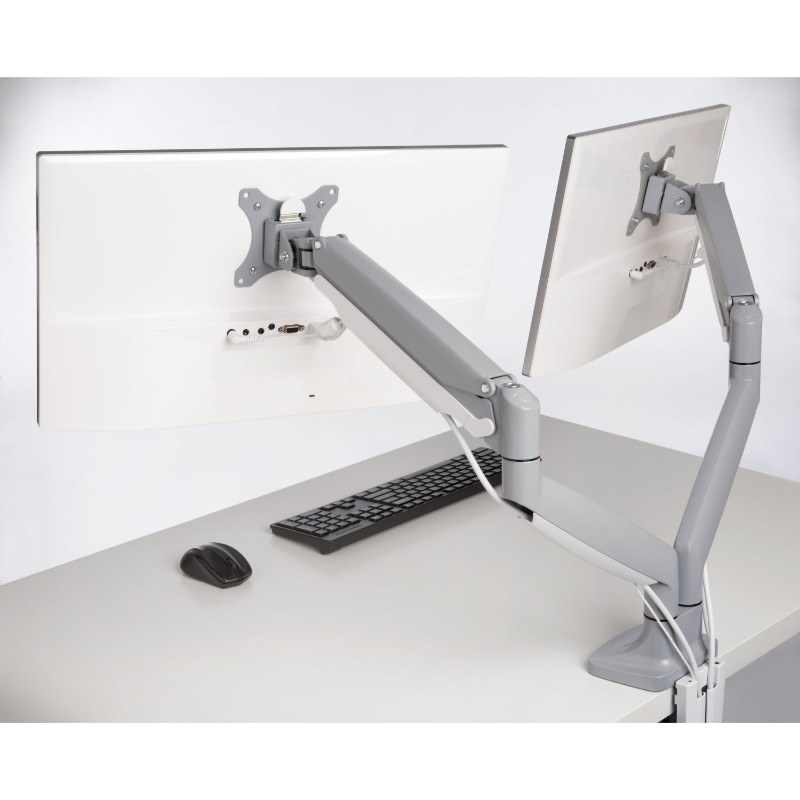 SmartFit® One-Touch Height Adjustable Dual Monitor Arm - ACCO Canada