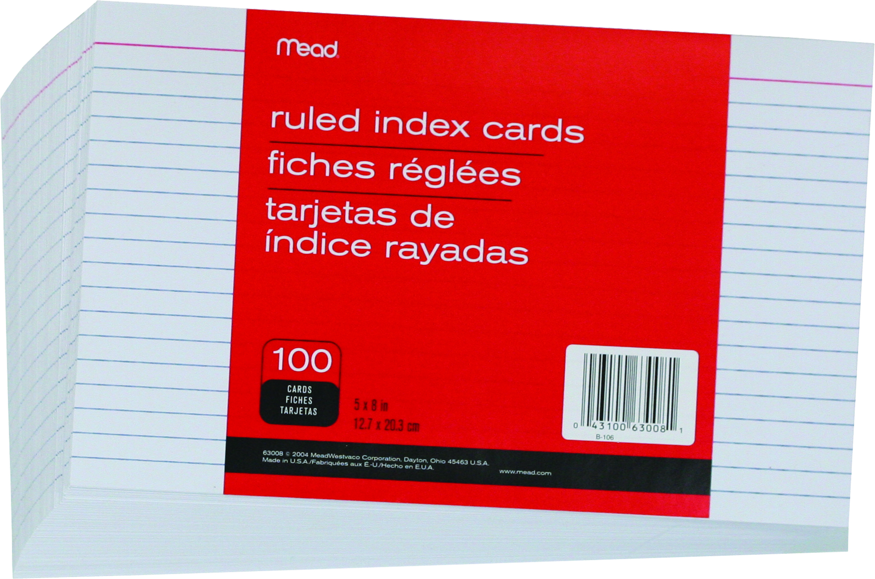 MEAD® INDEX CARDS - ACCO Canada