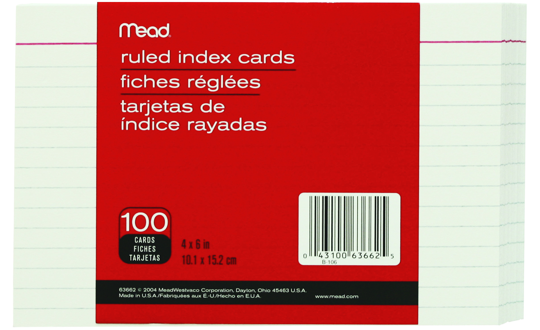 MEAD® INDEX CARDS - ACCO Canada