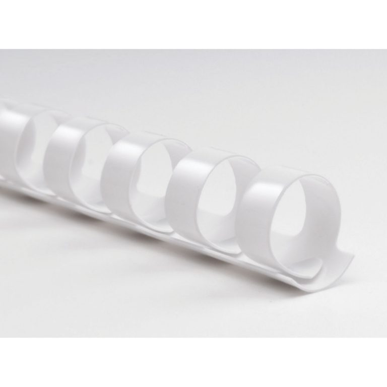 CombBind® Binding Spines – 19-hole White 100 pieces - ACCO Canada