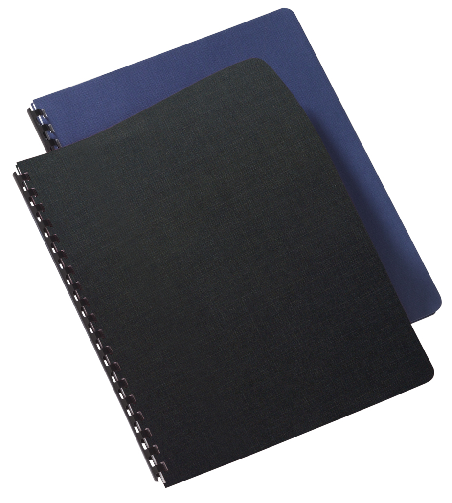 Linen Weave® Standard Presentation Covers Black 50 pieces - ACCO Canada