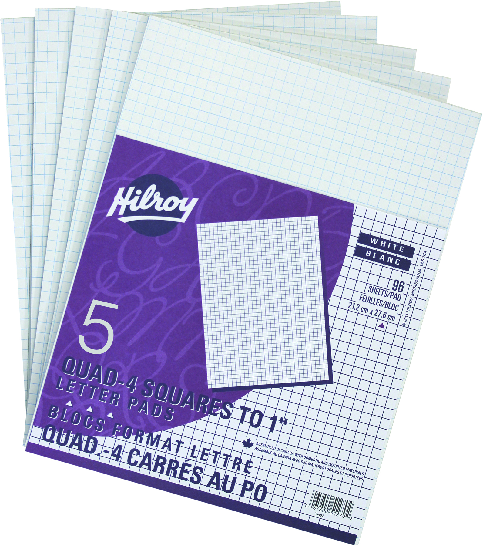Hilroy Figuring Pads - Graph Ruling - ACCO Canada