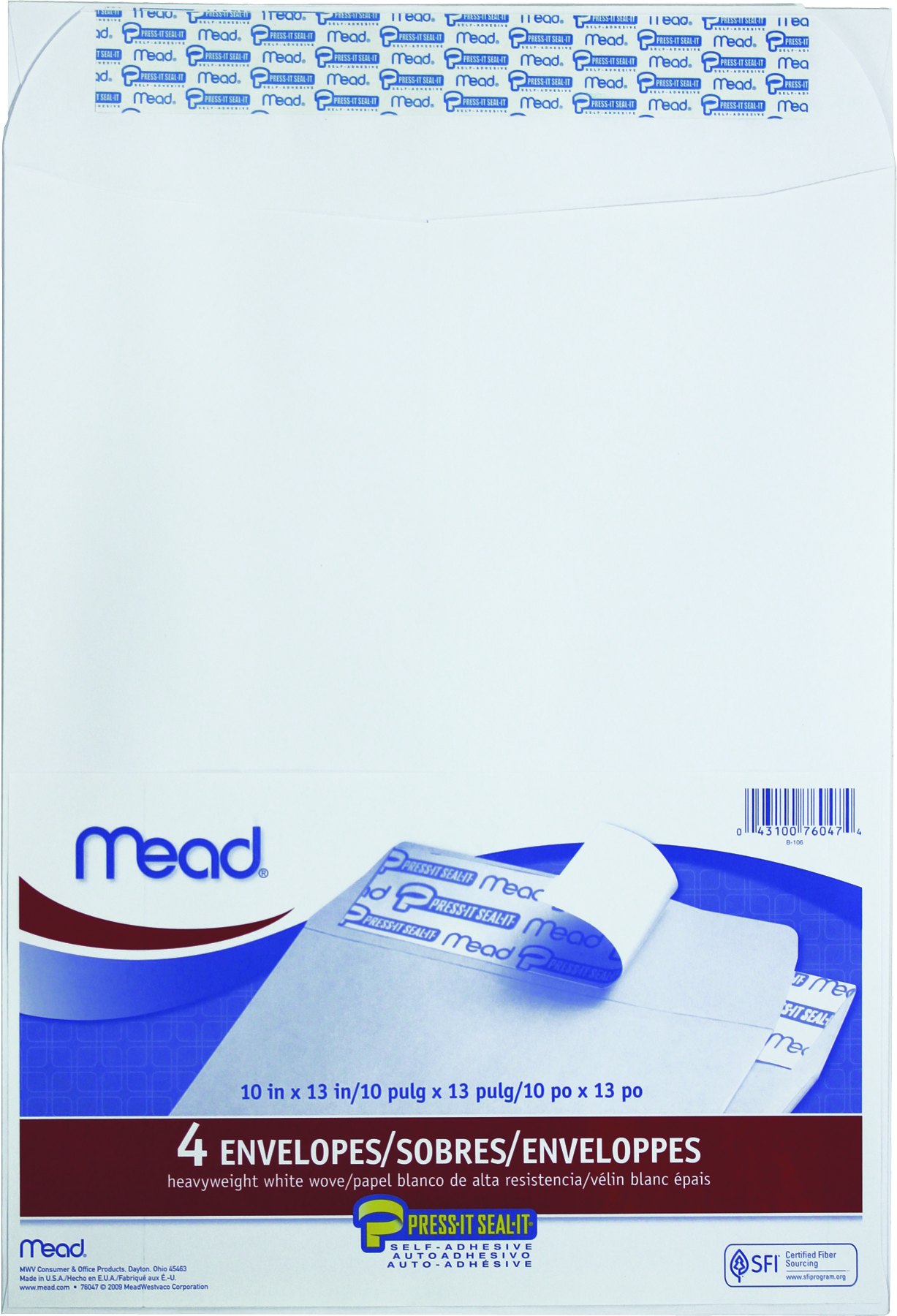Mead Press-It Seal-It Envelopes - ACCO Canada