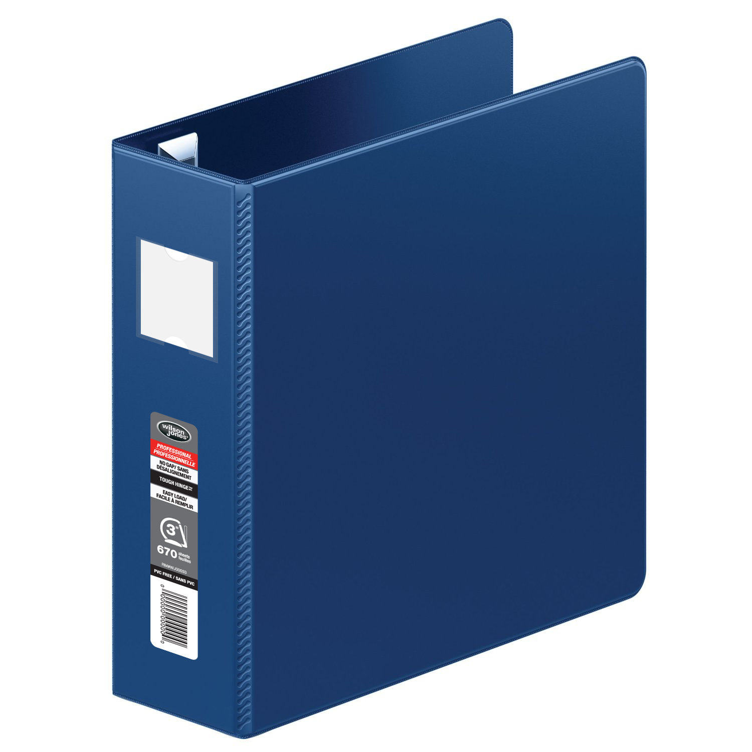 Professional Wilson Jones® ENVI Easy Load DublLock™ D-Ring Blue, 3 ...