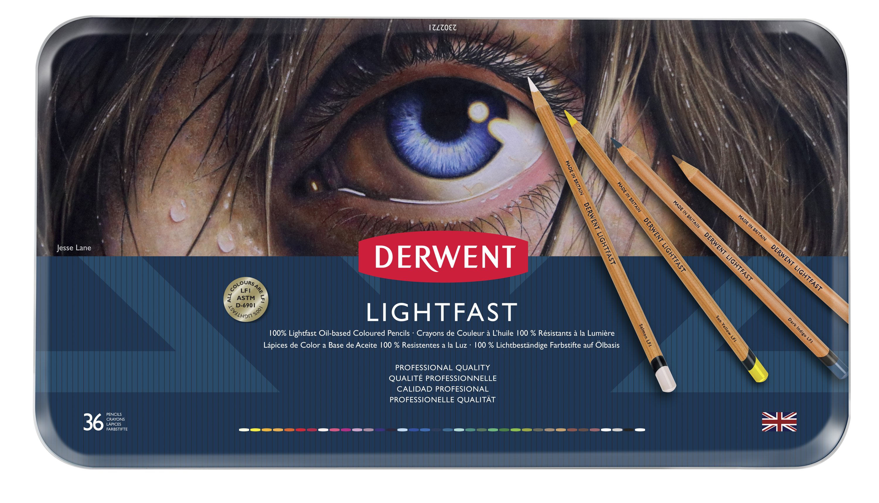 Derwent Lightfast Pencil 36ct. Tin - ACCO Canada