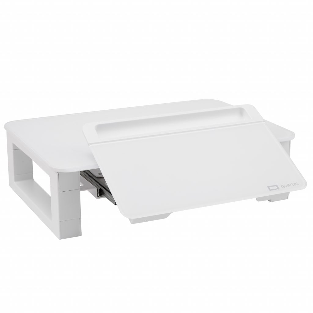 Quartet® Desktop Glass™ Monitor Riser - ACCO Canada