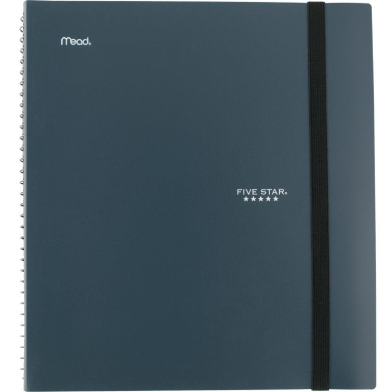 Five Star® Premium 3 Subject Notebook, Slate - ACCO Canada